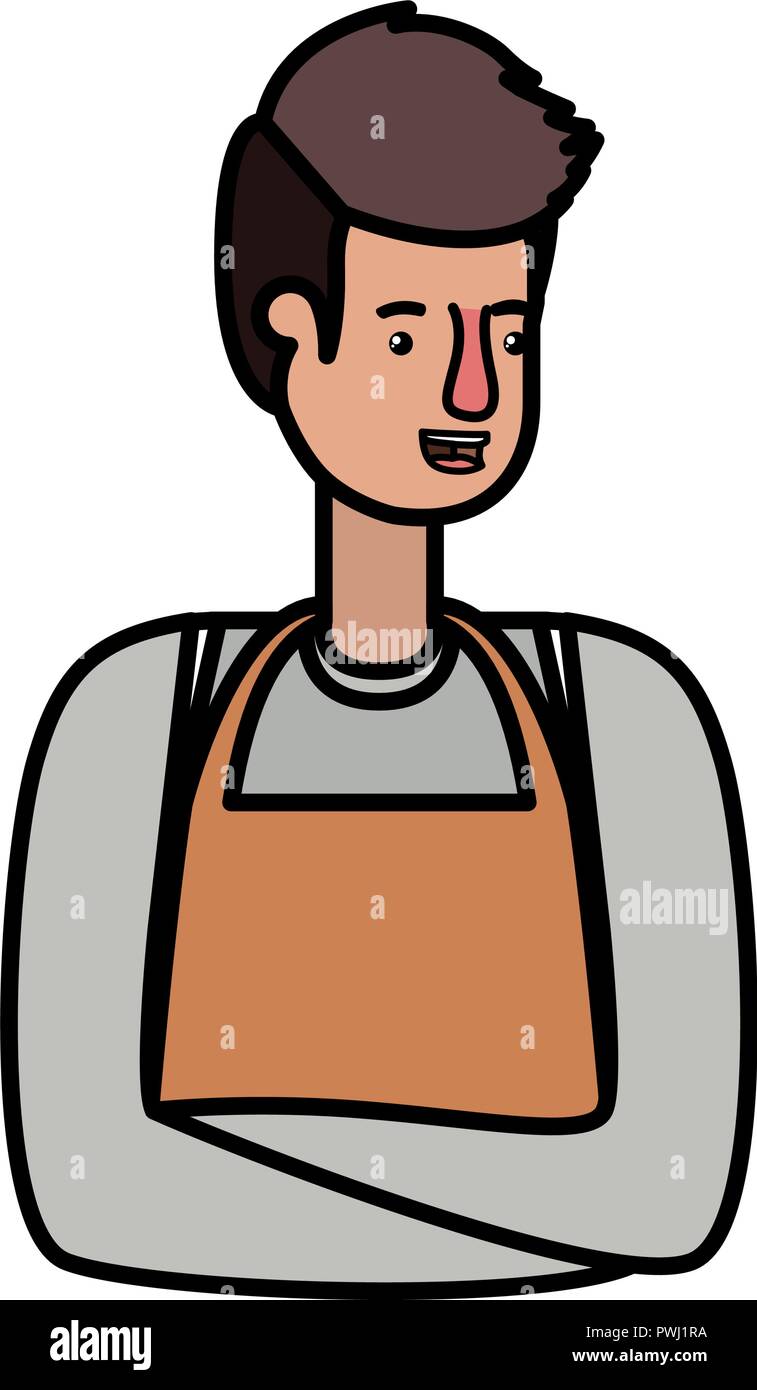 house man cleaning avatar character Stock Vector Image & Art - Alamy