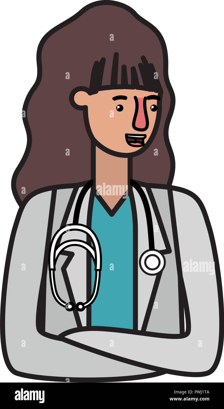 Young professional woman glasses Stock Vector Images - Alamy