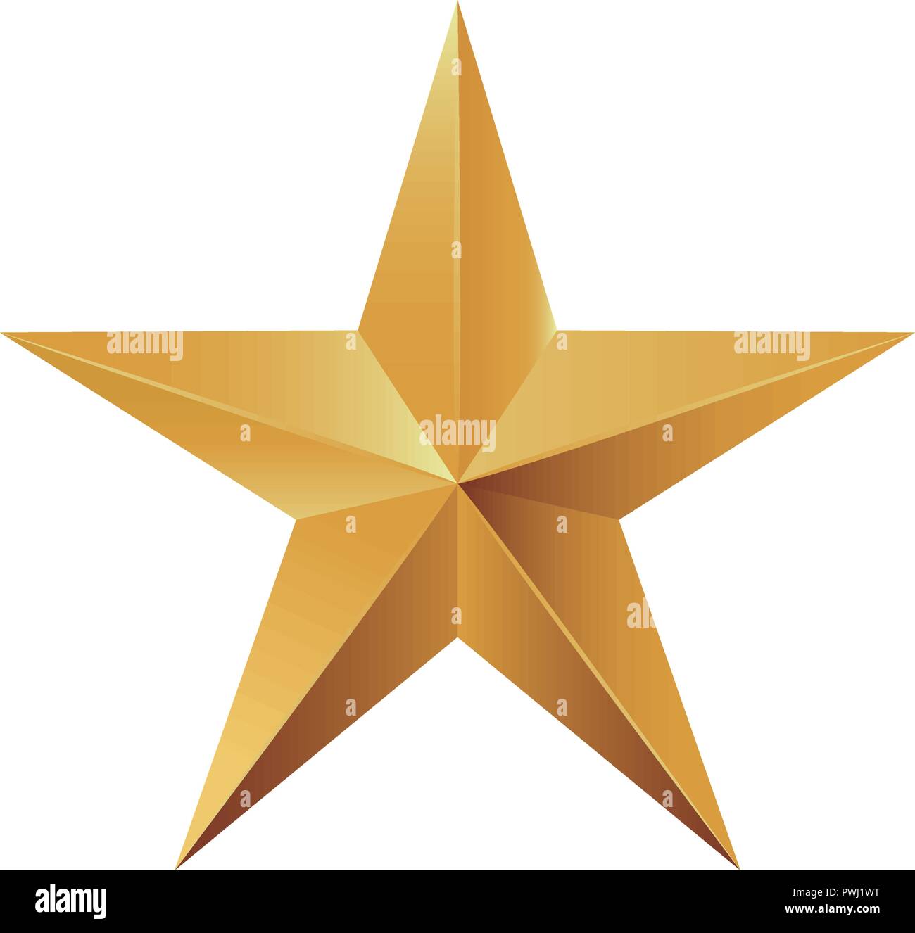 cute golden star isolated icon Stock Vector Image & Art - Alamy