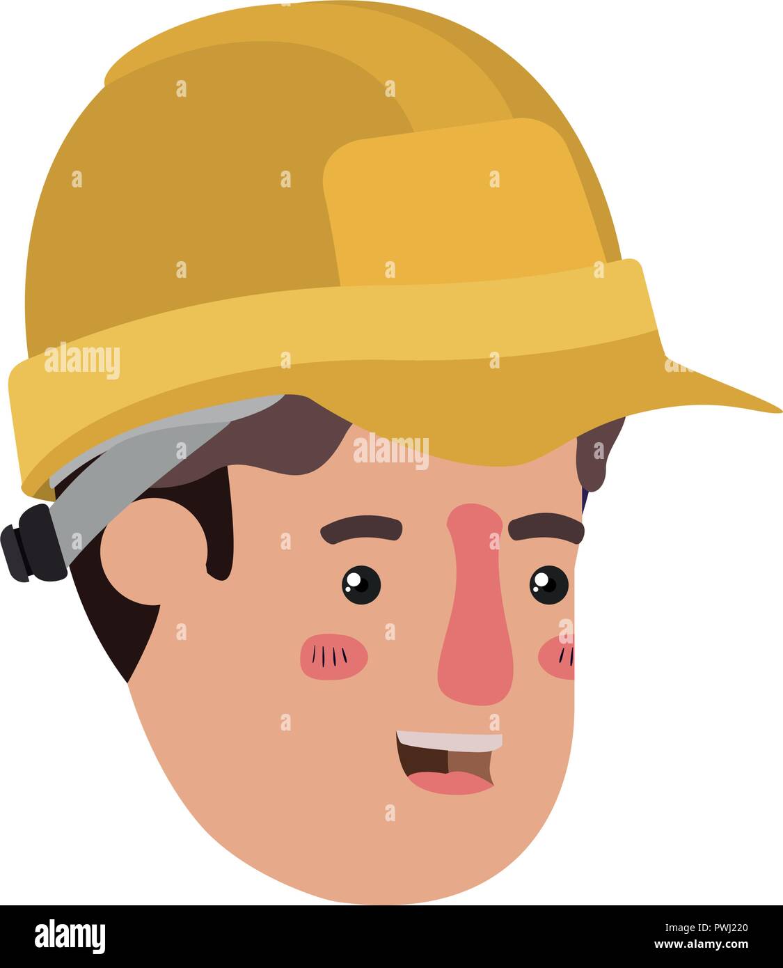 Build young male engineer Stock Vector Images - Alamy
