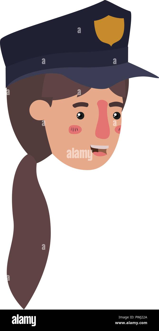 Policeman head Stock Vector Images - Alamy