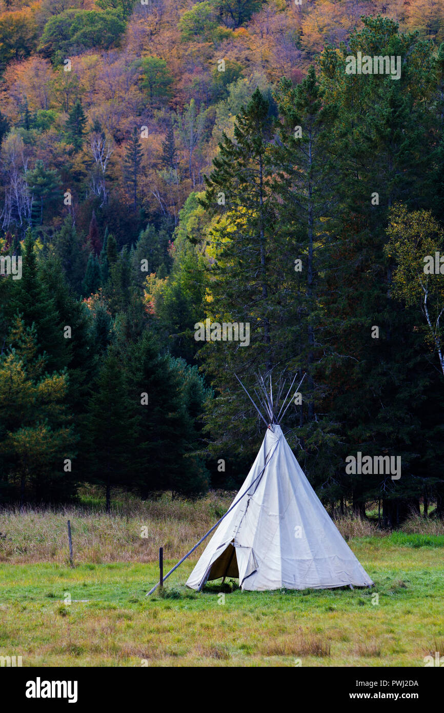 Native american teepee in old hi-res stock photography and images - Alamy