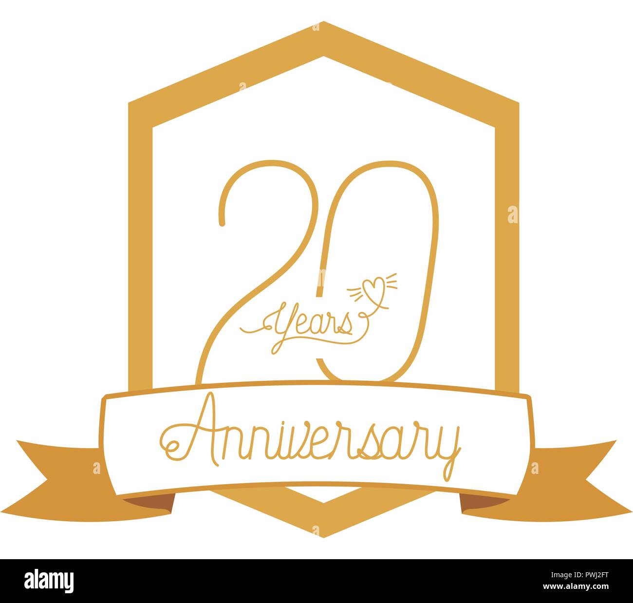 20 birthday logo Cut Out Stock Images & Pictures - Alamy