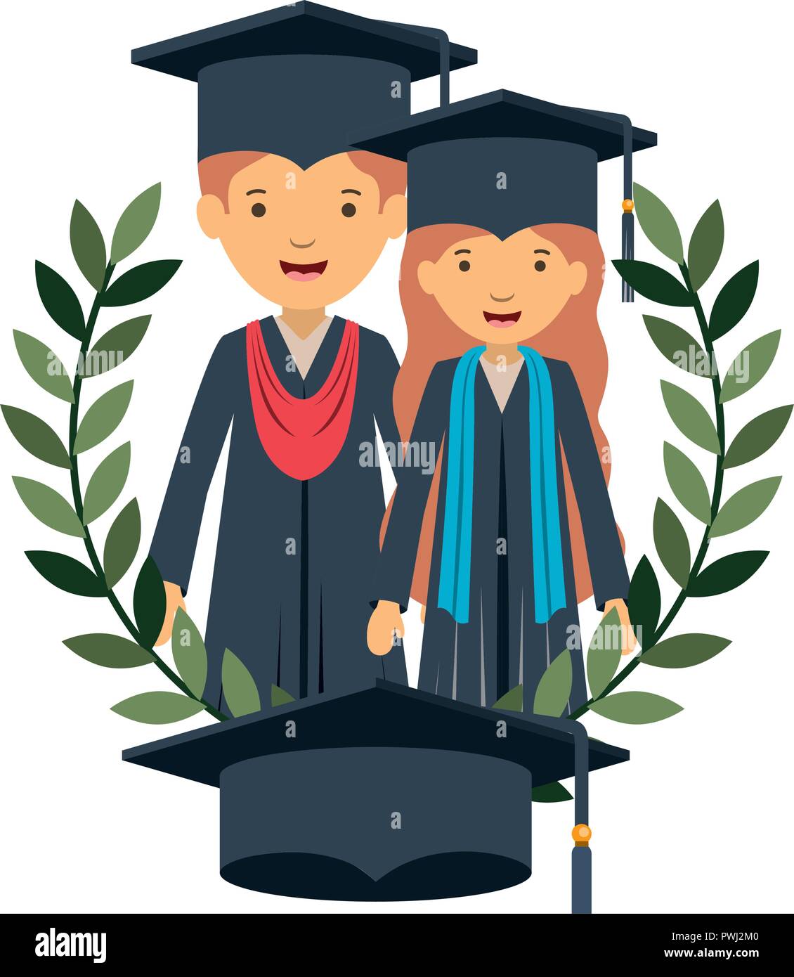 Avatar girl graduation cap hi-res stock photography and images - Alamy