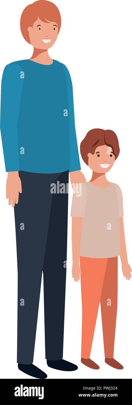 father and son avatar character Stock Vector Image & Art - Alamy