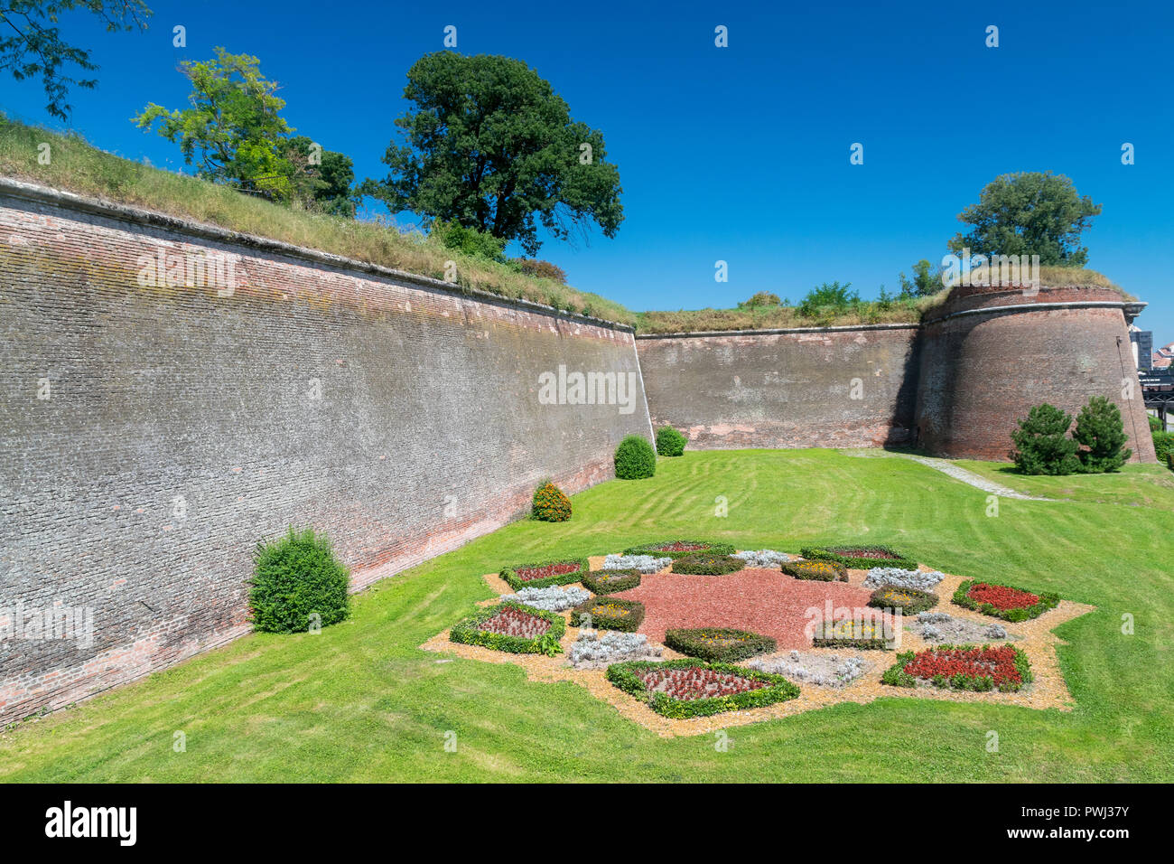 Walls of the Citadel Alba-Carolina in Alba Iulia, Romania Stock Photo - Alamy