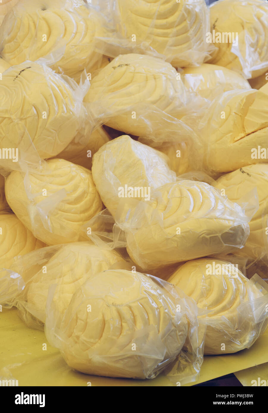 Fresh butter pieces as farm dairy product Stock Photo - Alamy