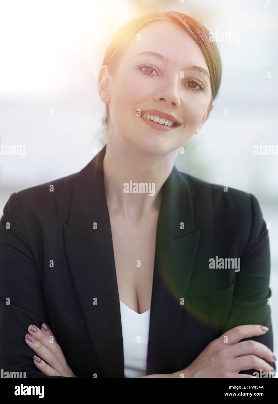 closeup.face of a successful business woman Stock Photo - Alamy