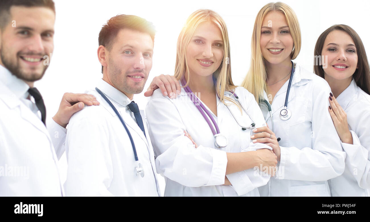 portrait of successful medical team Stock Photo - Alamy
