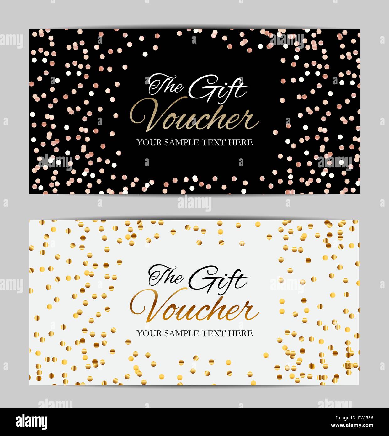 Luxury Members, Gift Card Template for your Business Vector ...