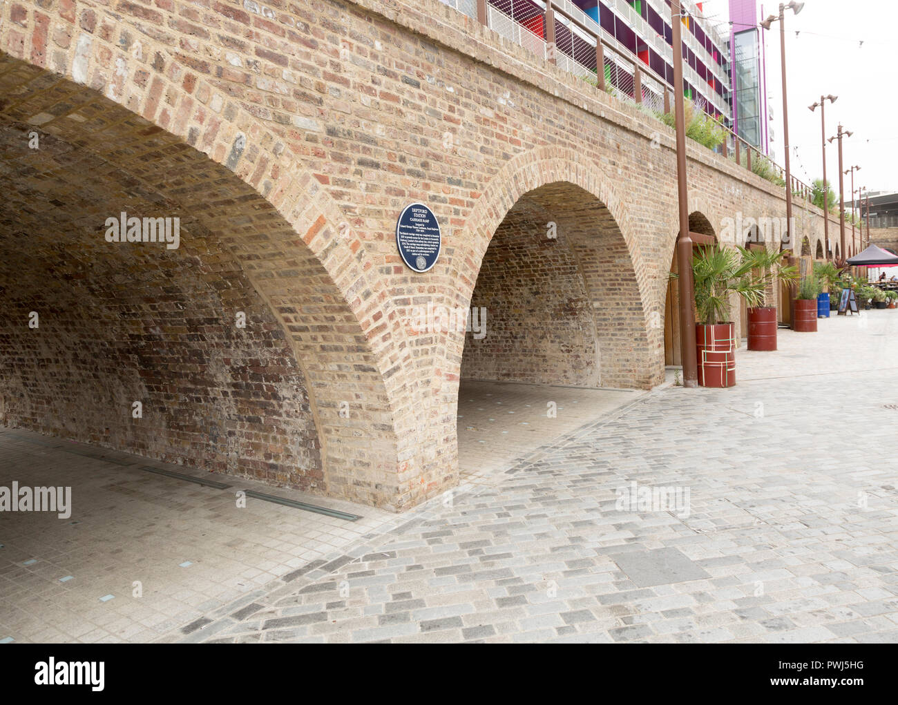 Deptford station carriage ramp, Deptford, Lewisham, London SE8, England ...