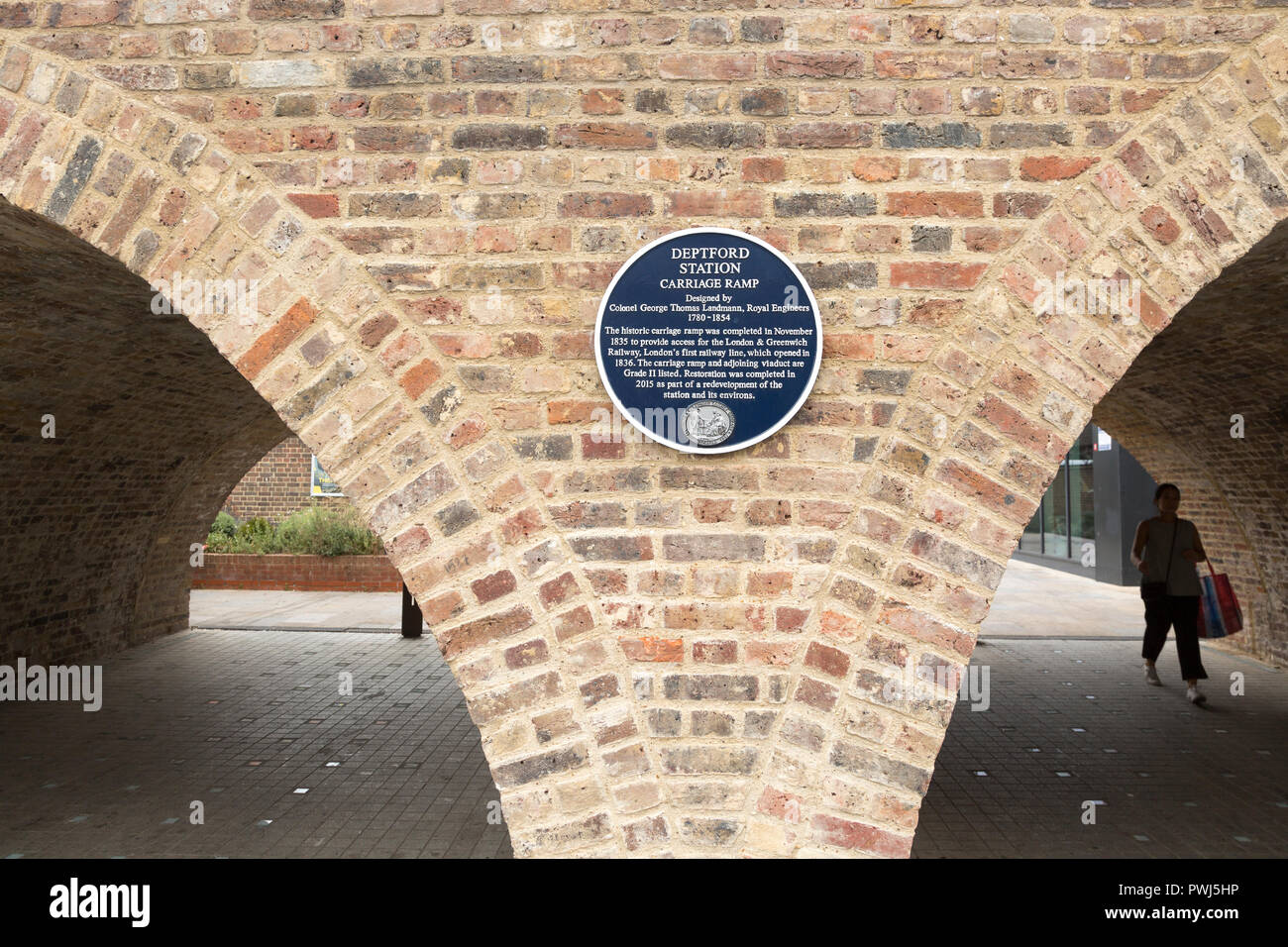 Deptford station carriage ramp, Deptford, Lewisham, London SE8, England ...