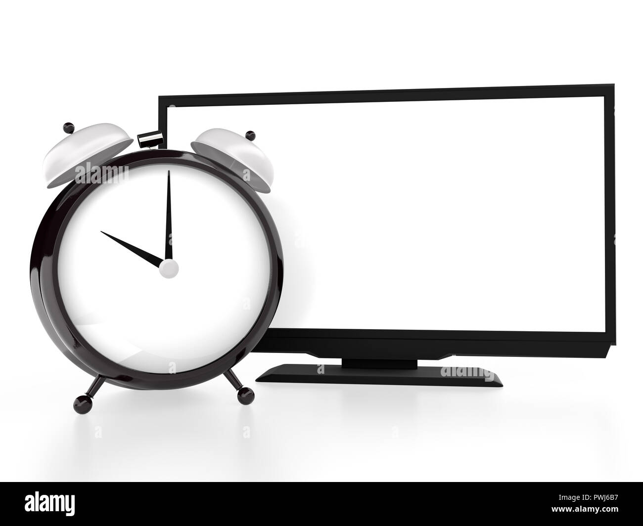 3d rendering old clock on hi-res stock photography and images - Alamy