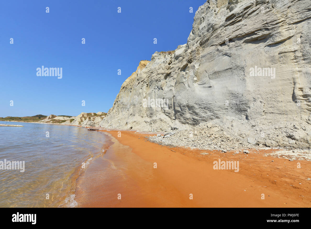 Xi beach greece hi-res stock photography and images - Alamy