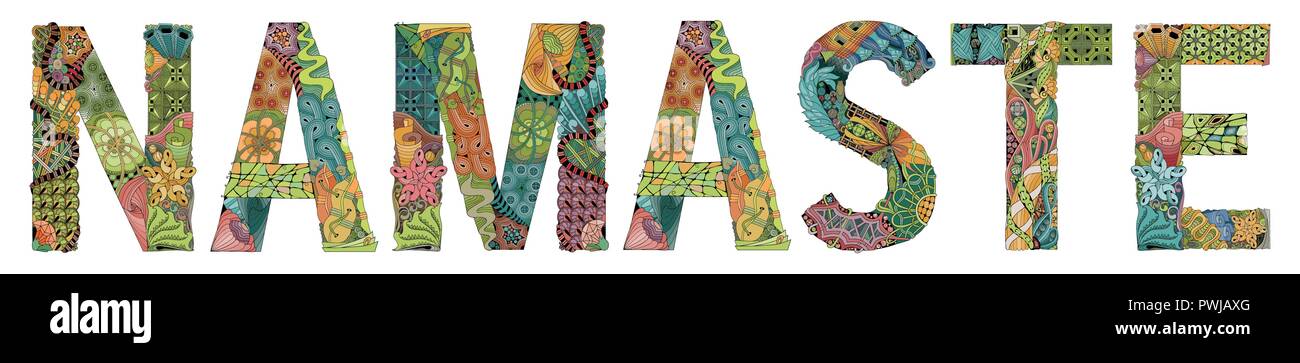 Namaste nepal Stock Vector Images - Alamy