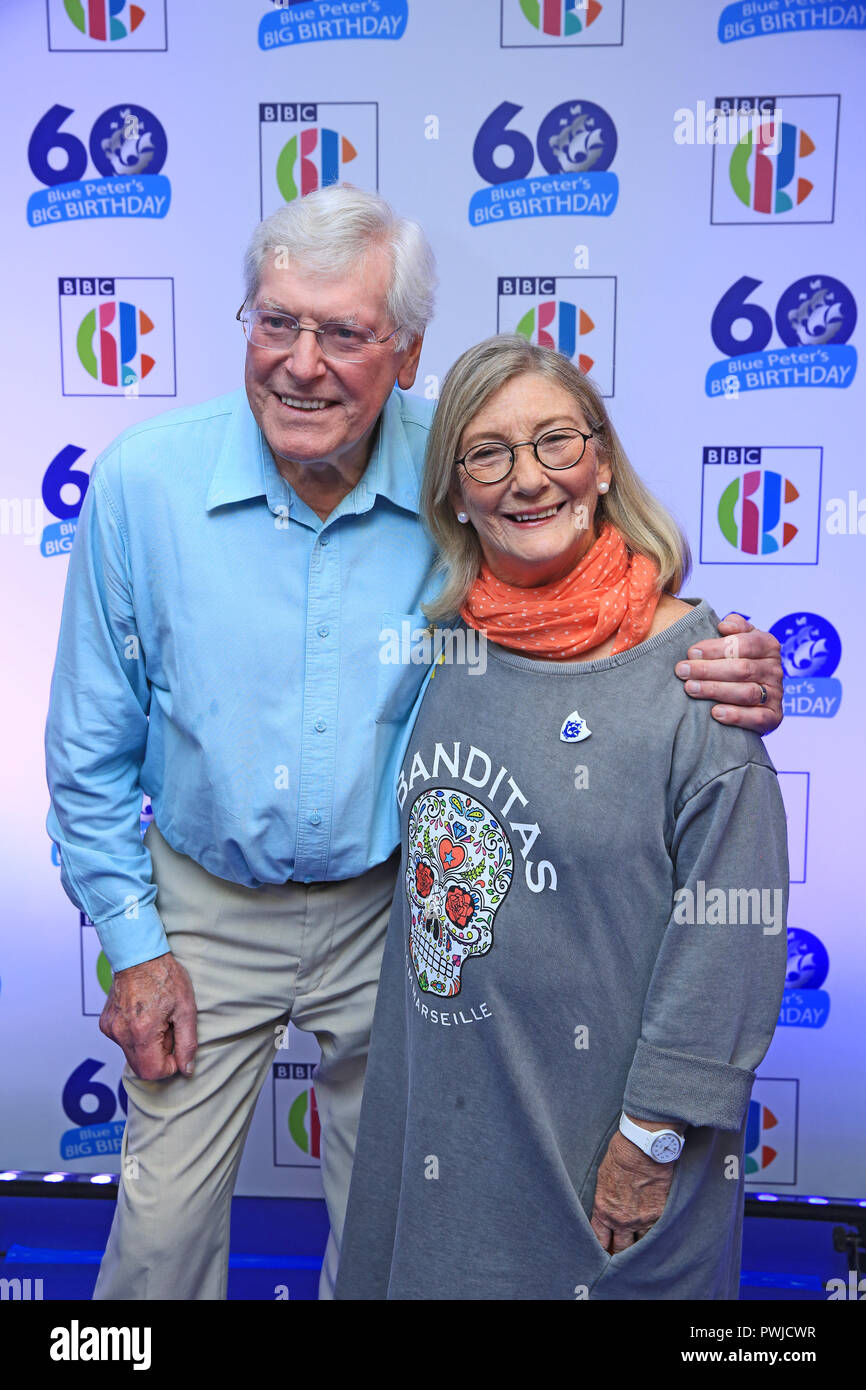 Peter Purves and Lesley Judd attend Blue Peter's Big Birthday ...