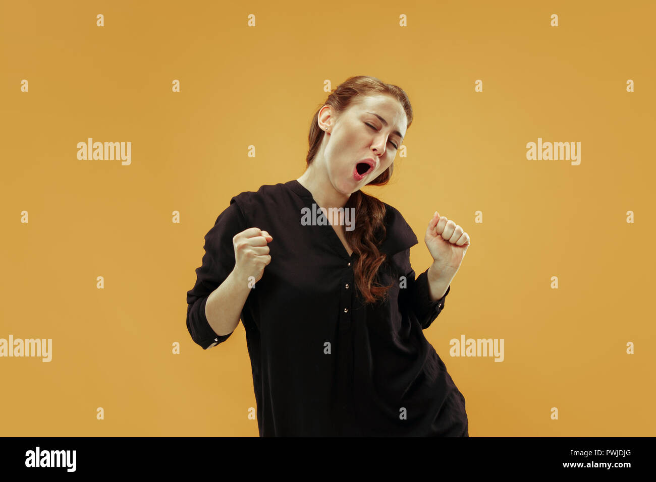I won. Winning success happy woman celebrating being a winner. Dynamic ...