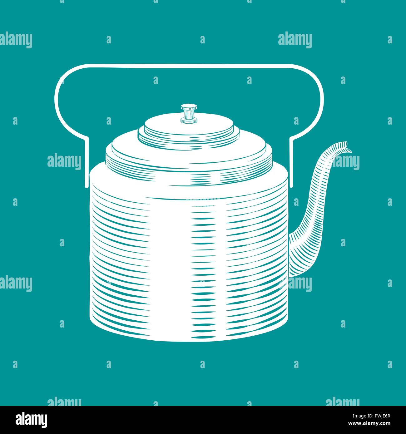 International Tea Day. Agricultural holiday concept. Copper retro ...