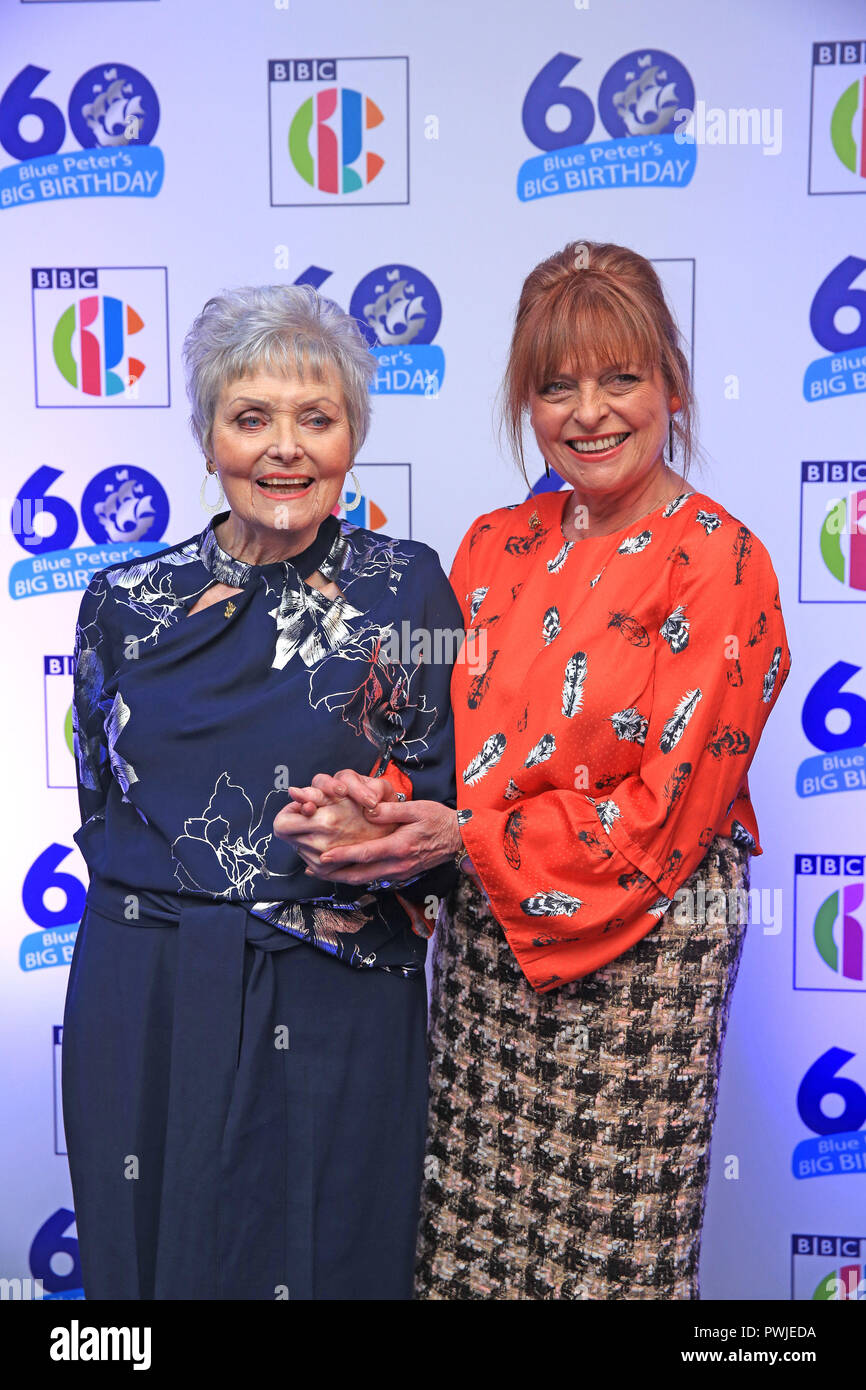 Leila Williams and Janet Ellis attend Blue Peter's Big Birthday ...