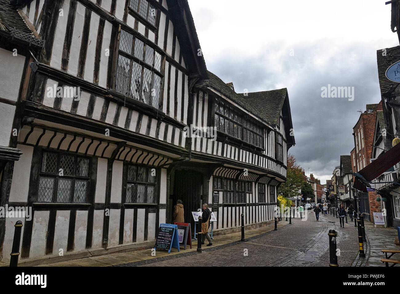 Greyfriars' House and Garden, Worcester UK Stock Photo - Alamy