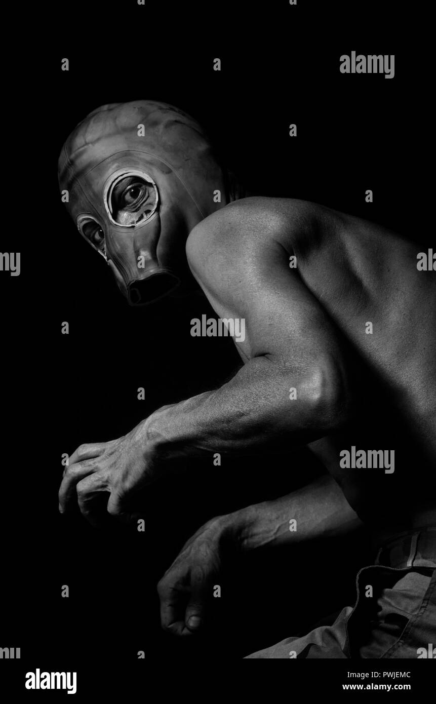 Gas mask monster hi-res stock photography and images - Alamy