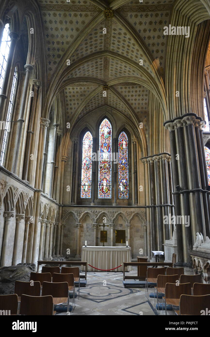 The Lady Chapel at Worcester Cathedral, Worcestershire, England, UK ...