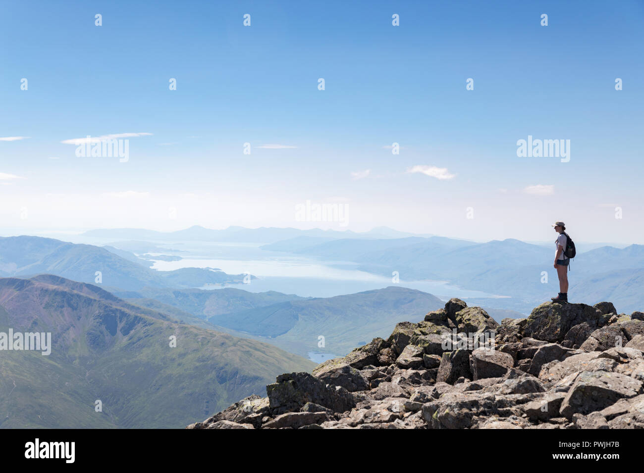Ben nevis summit view hi-res stock photography and images - Alamy