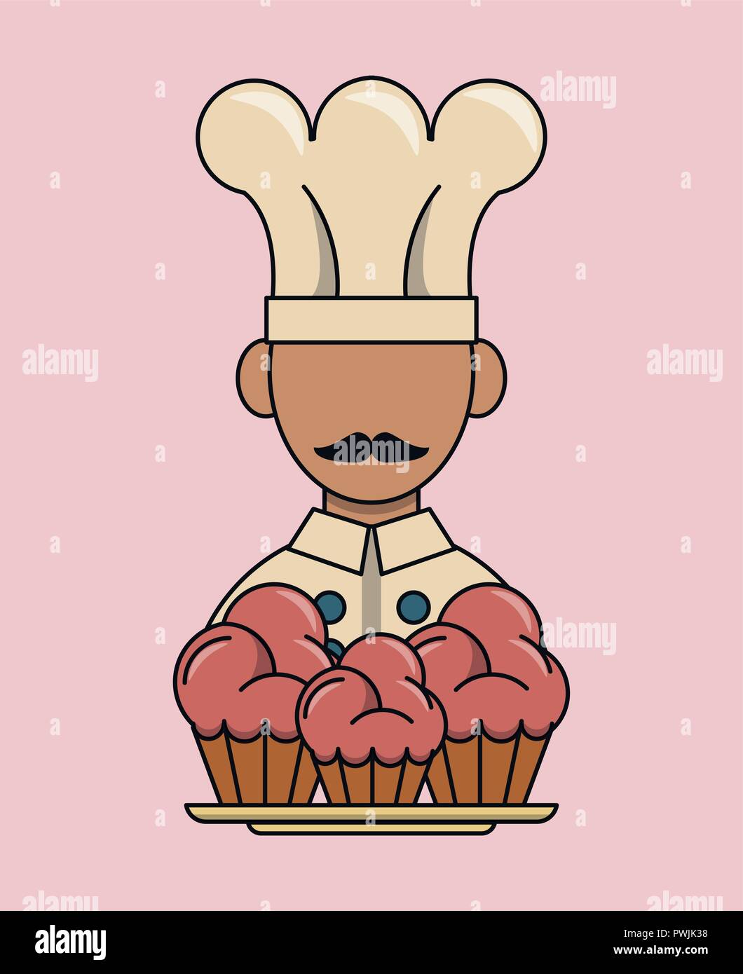 Commercial bakery ingredients Stock Vector Images - Alamy