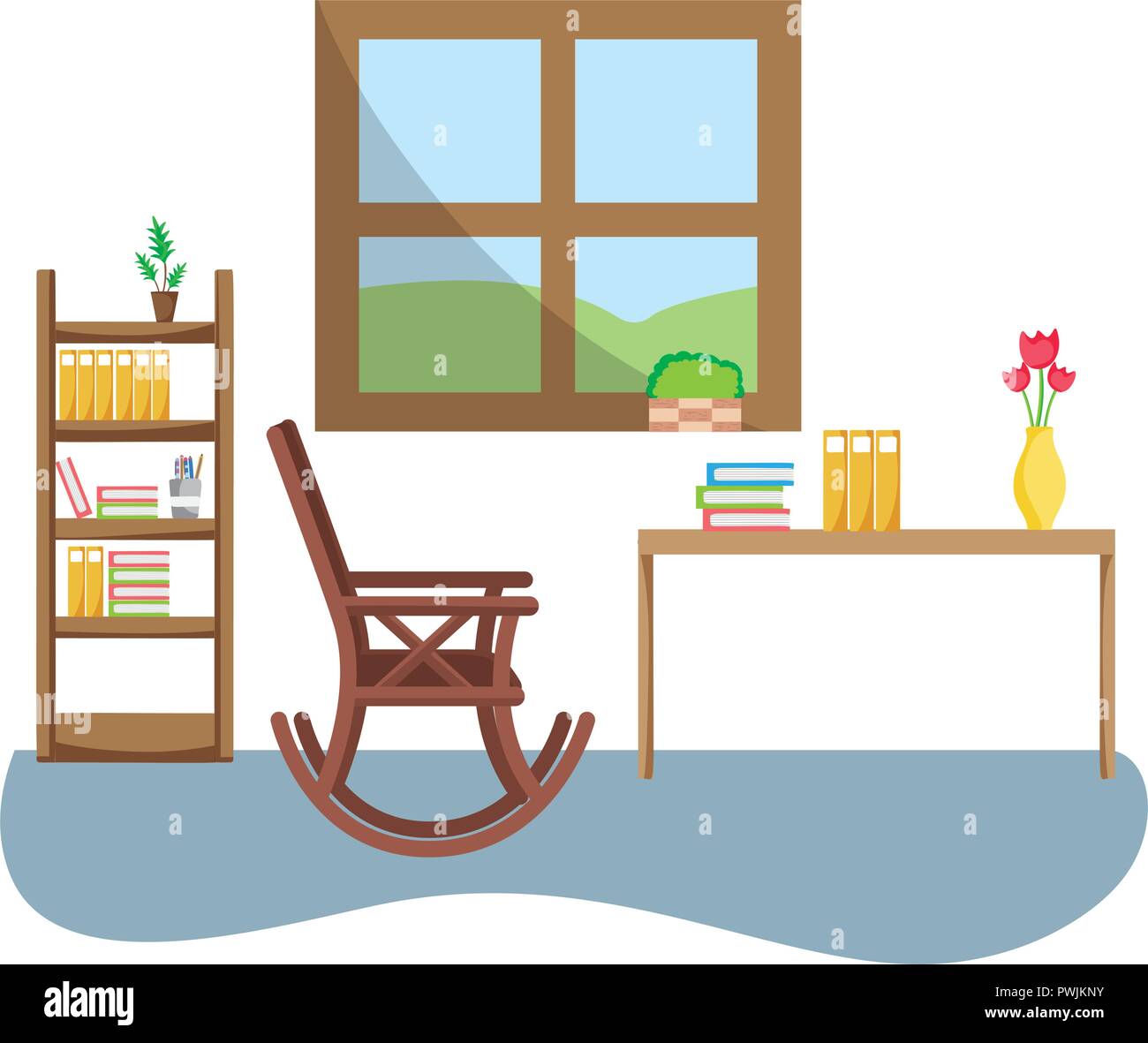 Elderly home help sitting Stock Vector Images - Alamy