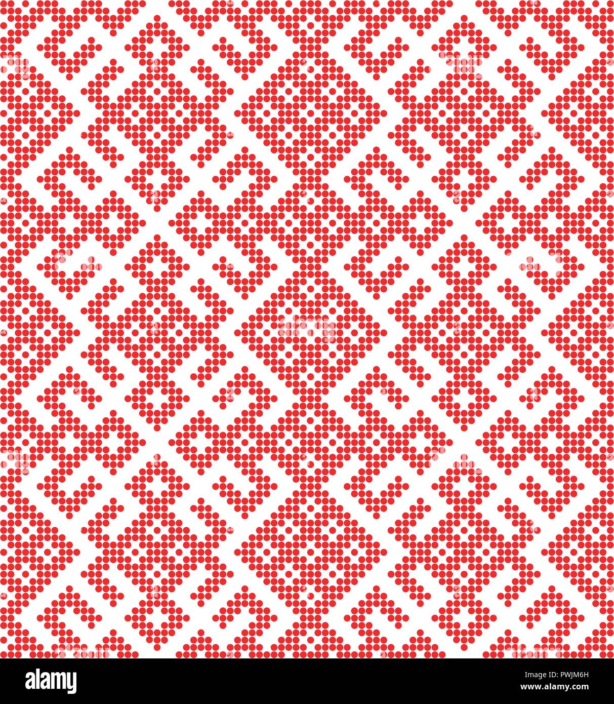 Traditional ethnic Russian and slavic ornament.The pattern is filled ...