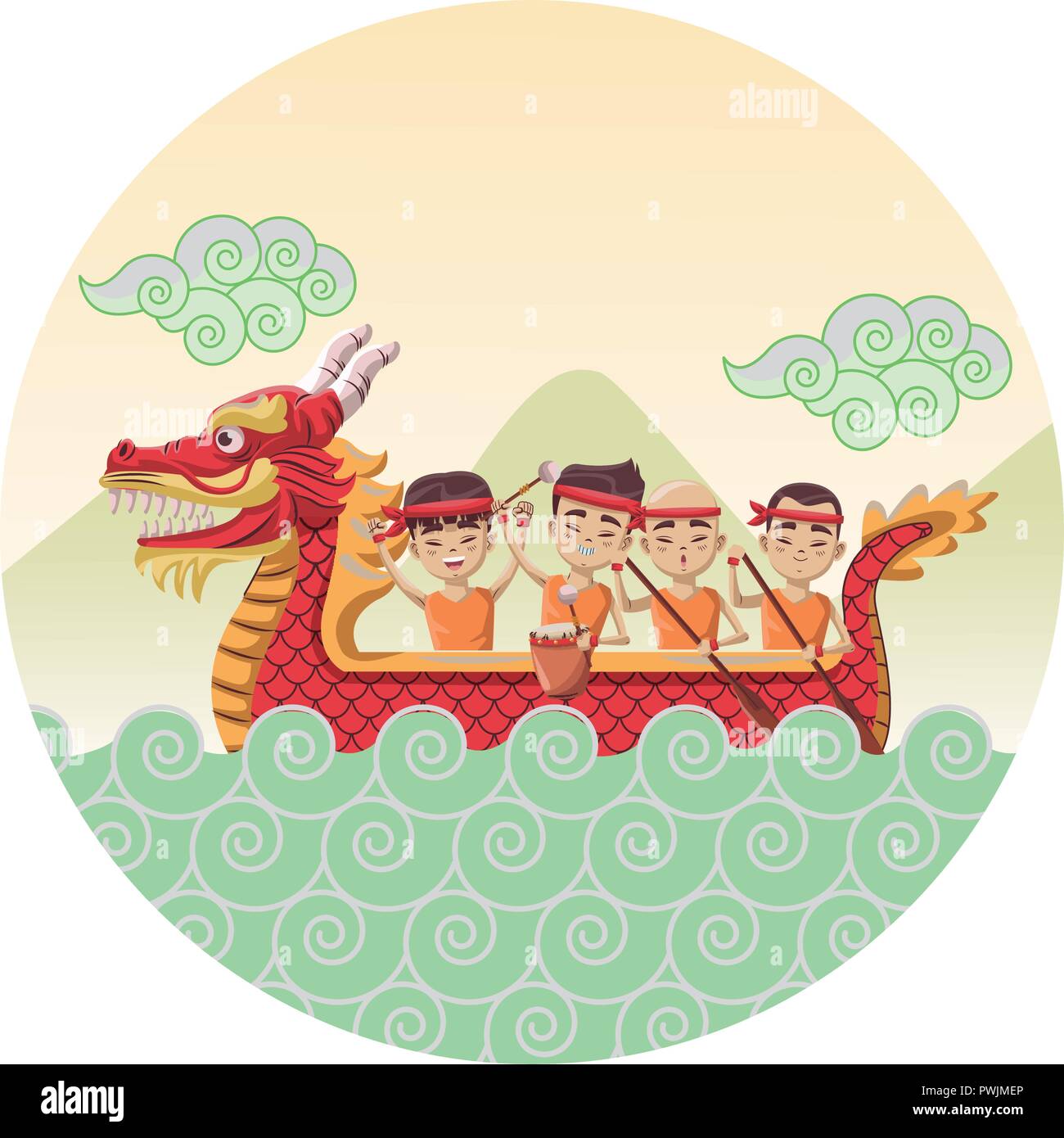 Dragon Boat Graphic