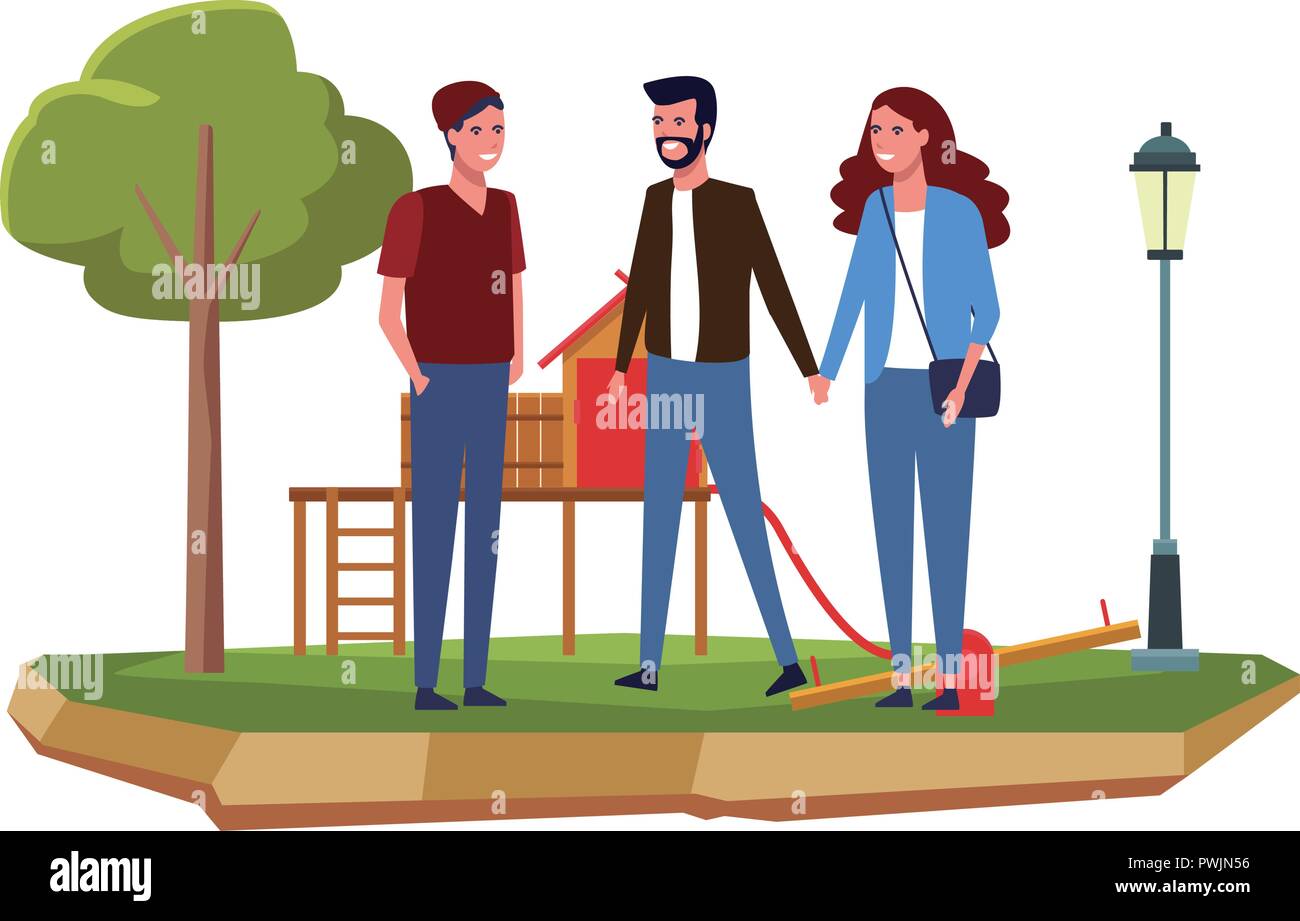 Woman anonymous park Stock Vector Images - Alamy