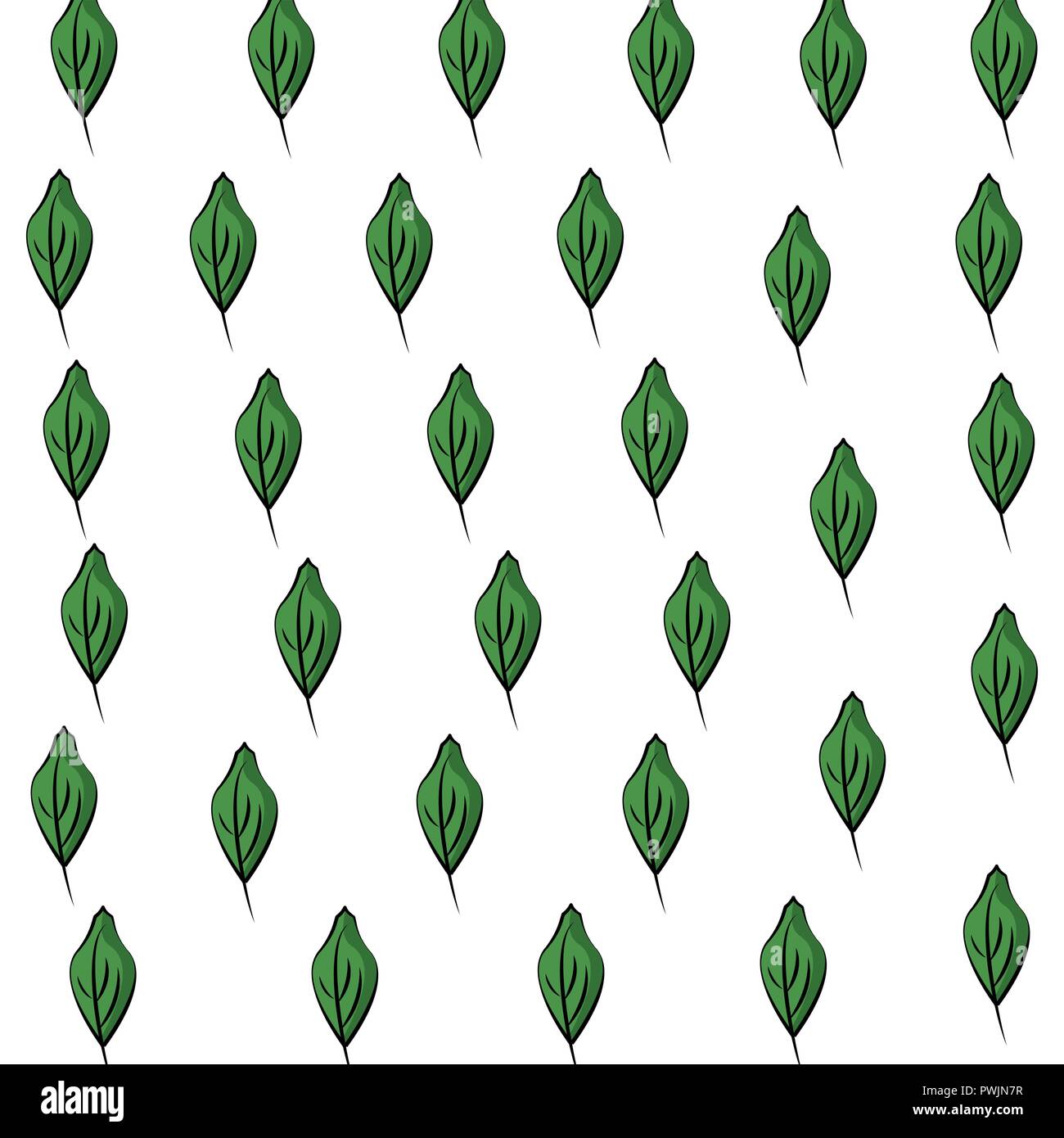 Leaf background pattern cartoon vector illustration graphic design ...