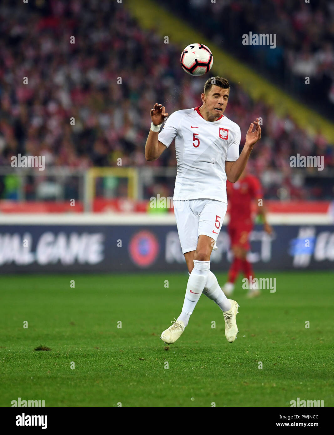 CHORZOW, POLAND - OCTOBER 11, 2018: UEFA Nations League Poland and ...