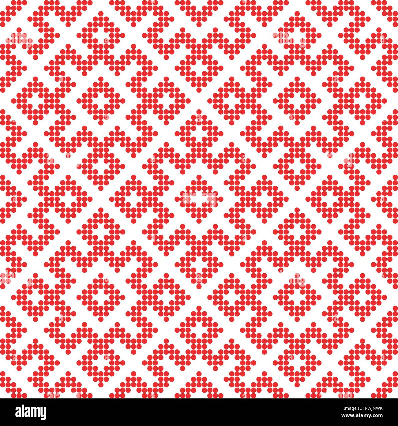 Traditional ethnic Russian and slavic ornament.The pattern is filled ...