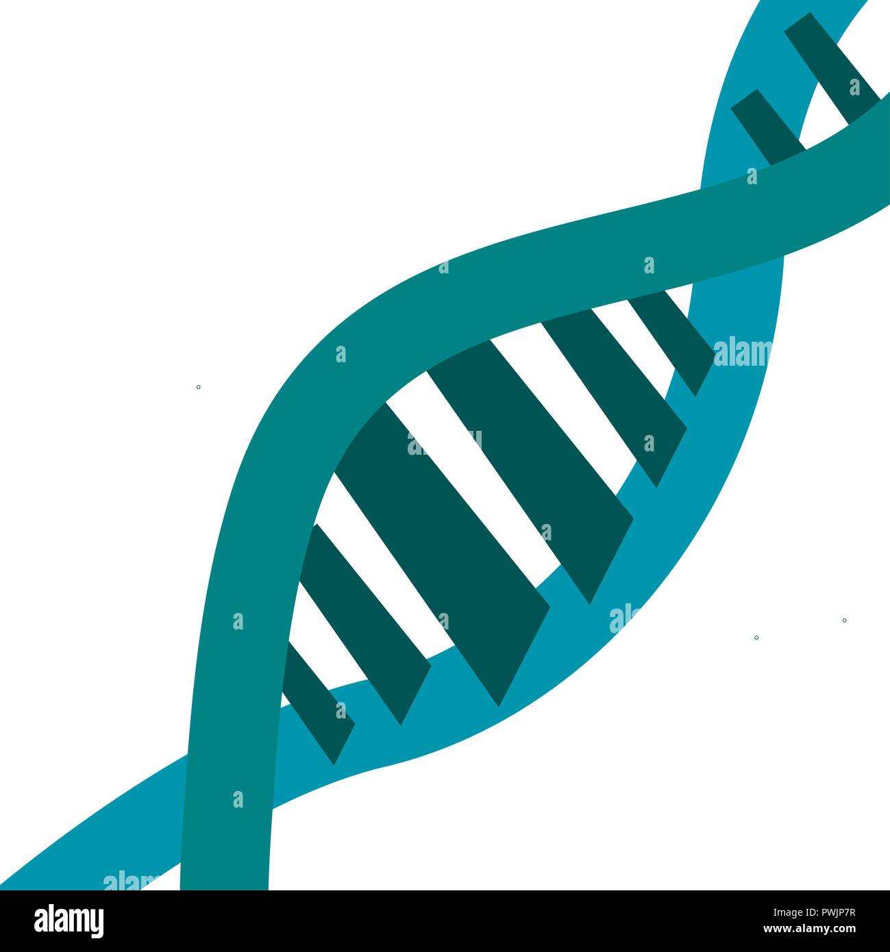 dna molecule structure science genetic vector illustration Stock Vector ...