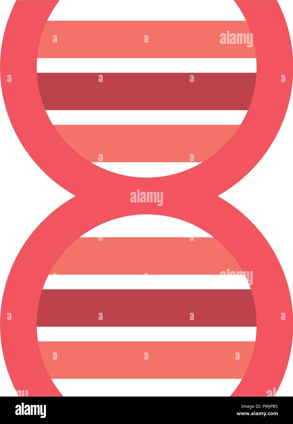 dna molecule structure science genetic vector illustration Stock Vector ...