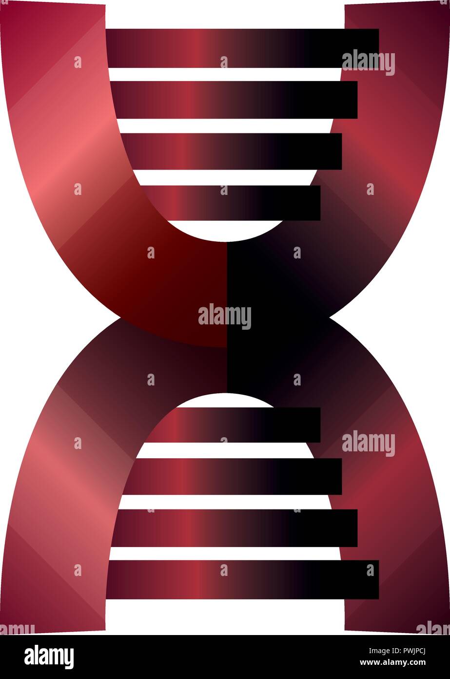 dna molecule structure science genetic vector illustration Stock Vector ...