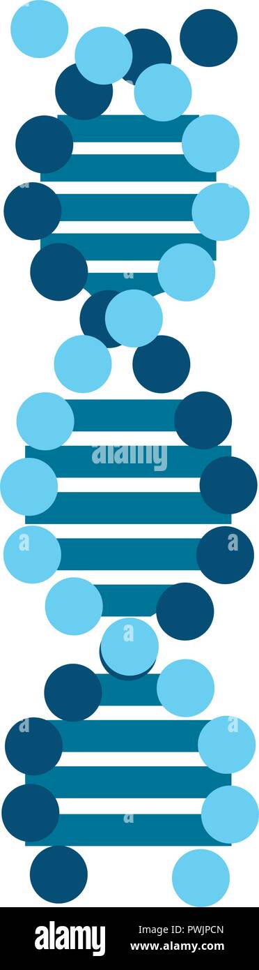 dna molecule structure science genetic vector illustration Stock Vector ...