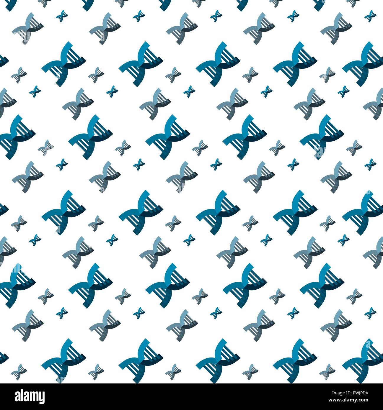 dna molecule scientific medical pattern vector illustration Stock ...