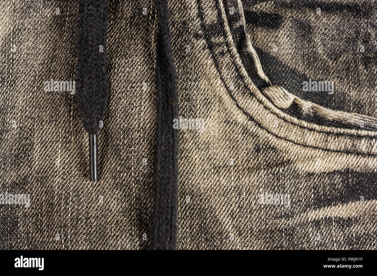 Black twill texture hi-res stock photography and images - Alamy