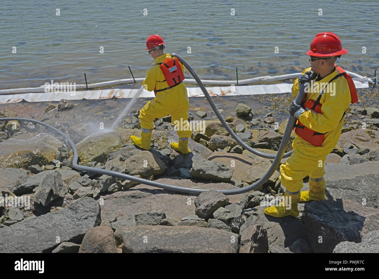 Dangerous materials handling hi-res stock photography and images - Alamy