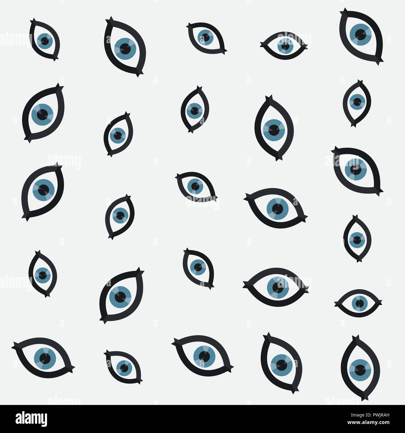human eye optic vision pattern vector illustration Stock Vector Image ...