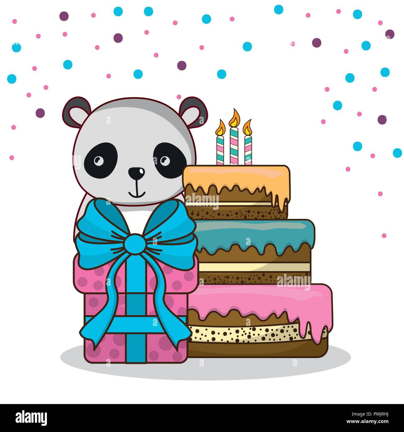 happy birthday card cartoons Stock Vector Image & Art - Alamy