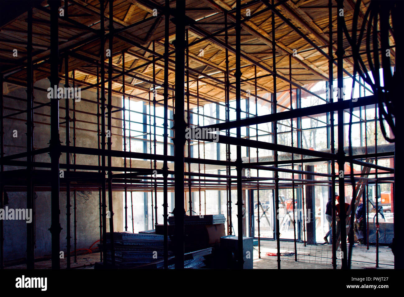 Scaffolding steel in work hi-res stock photography and images - Alamy