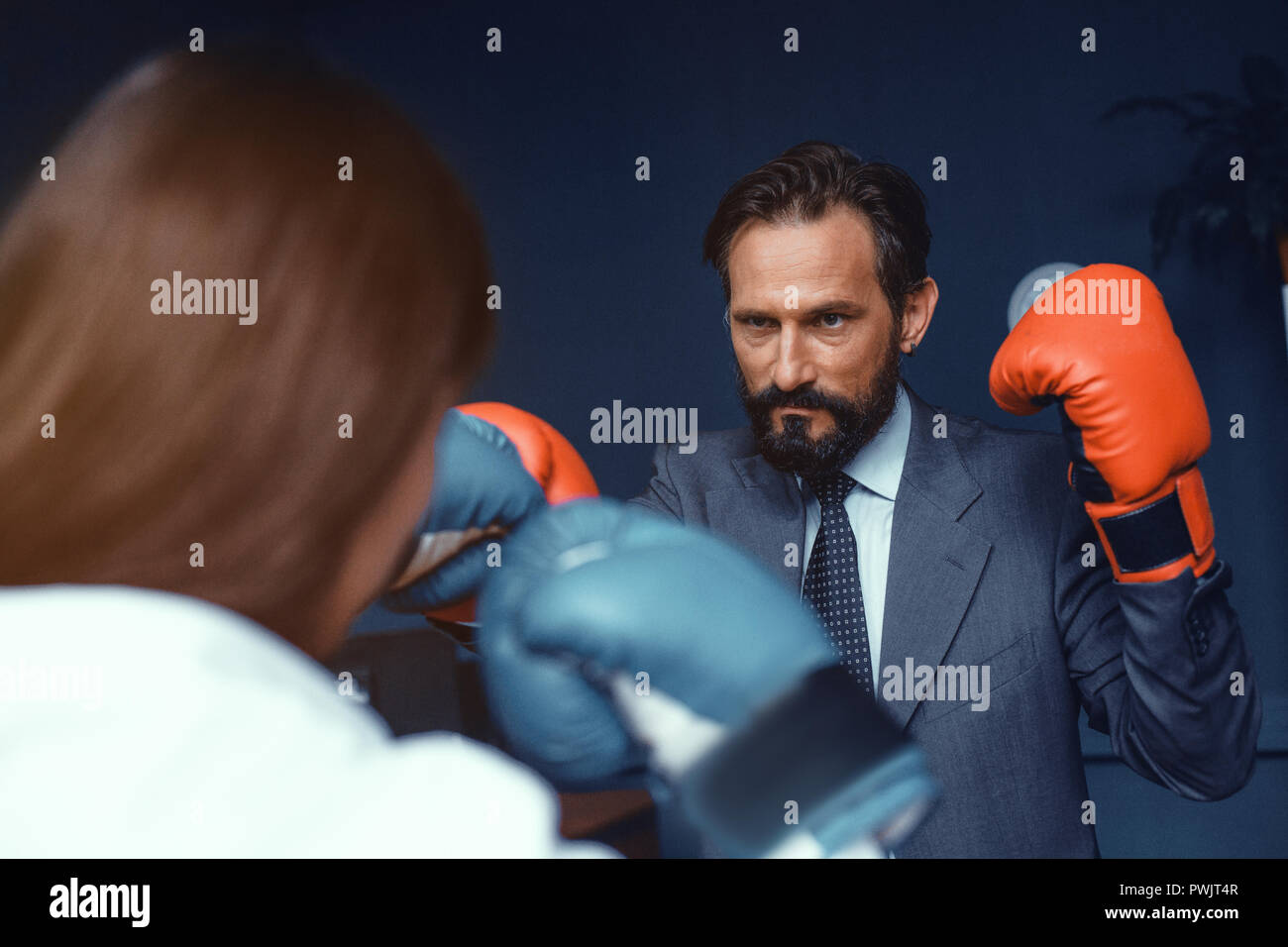 Ready to fight for success Stock Photo - Alamy