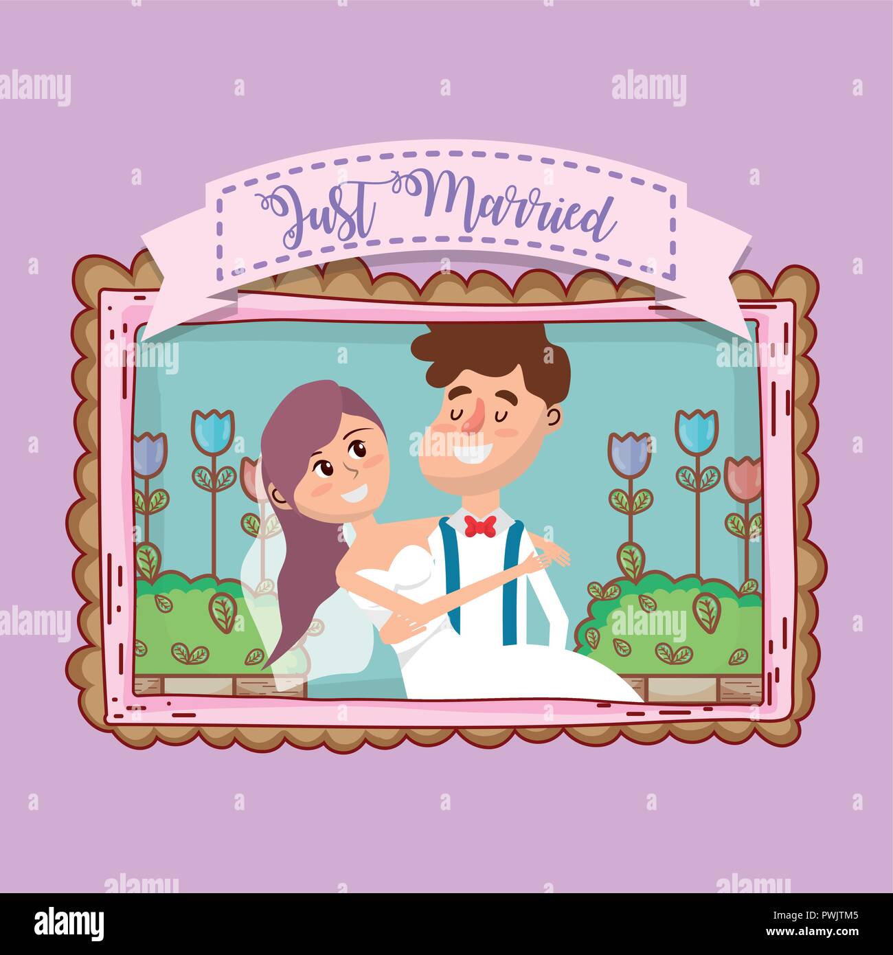 wedding card design cartoon Stock Vector Image & Art - Alamy