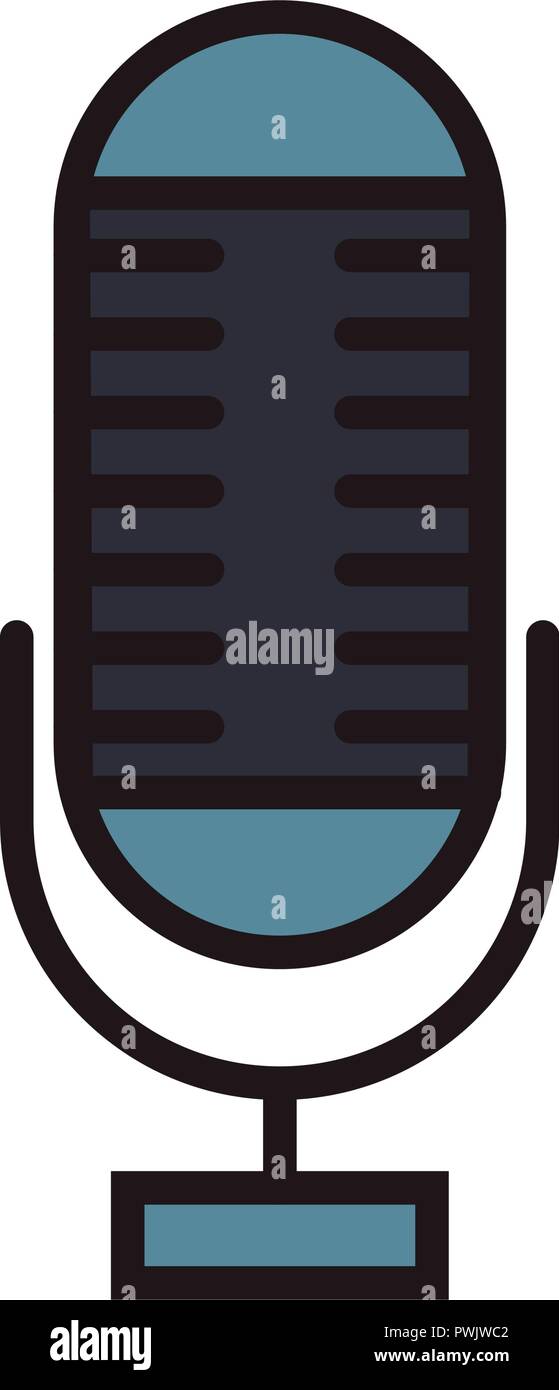 Microphone radio device vector illustration graphic design Stock Vector ...