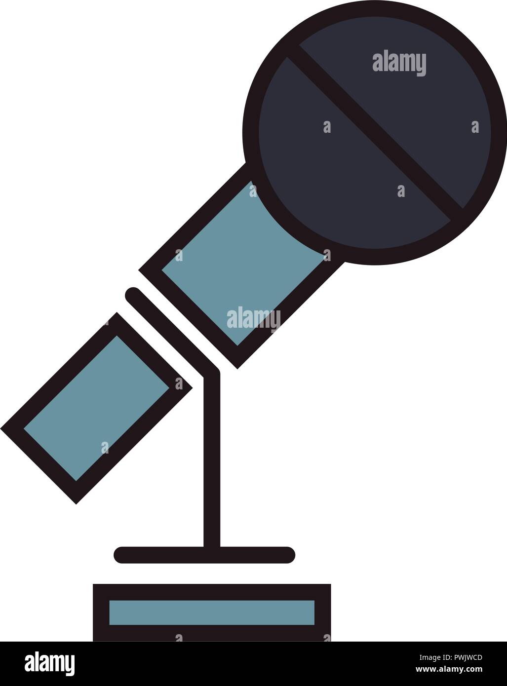Microphone radio device vector illustration graphic design Stock Vector ...