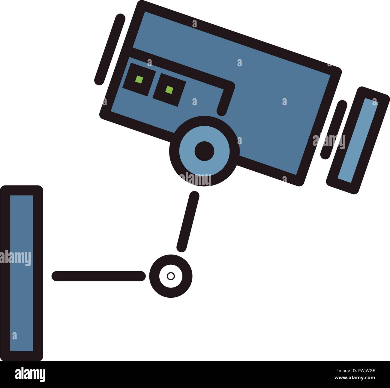 Surveillance camera symbol vector illustration graphic design Stock ...